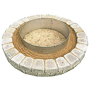 18" Deep Fire Pit Liner-Campfire Ring 45" Diameter Stainless Steel