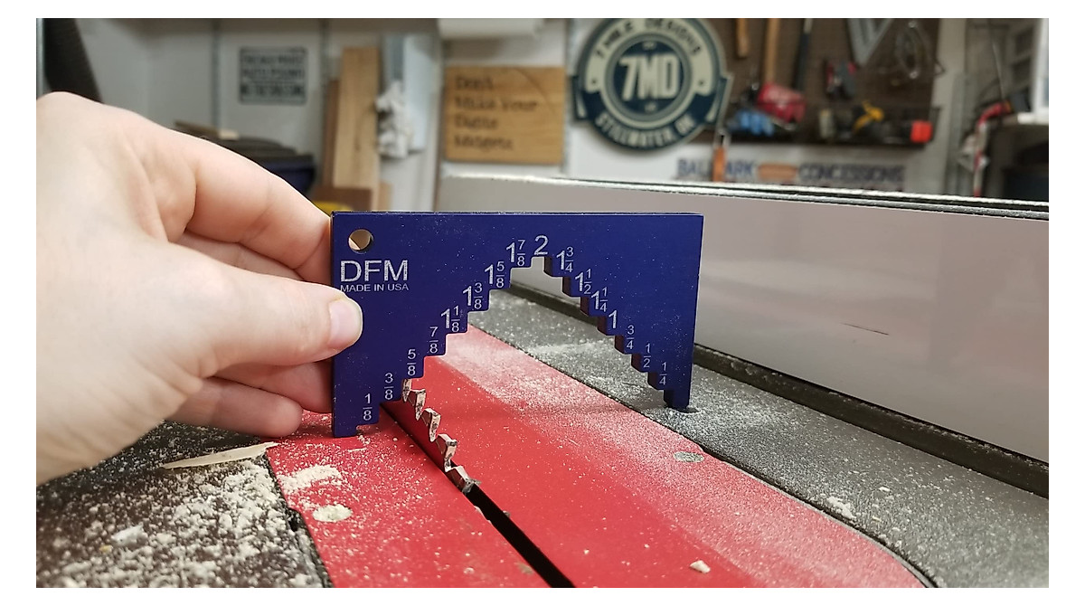 DFM Saw Height Gauge - Precision Setup for Table Saws