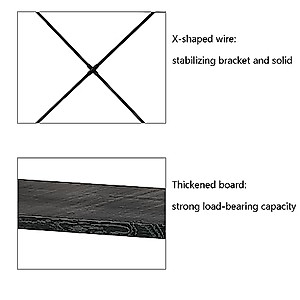 SORCEDAS Book Shelf 4-Tier Bookcase Tall Bookshelf Industrial Ladder Shelf Storage Organizer for Bedroom,Living Room (Black)