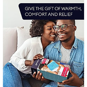 Double Sided XL Electric Heating Pad for Back Pain & Cramps Relief, Heat Pad with 6 Heat Settings, Auto Shut Off, Machine Washable, Ultra Soft, Gifts for Women, Gifts for Men (12"x24" Electric Blue)