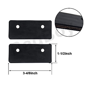 Braveboy 731-0782 Snow Thrower Paddle Set, Compatible with MTD 753-0613 731-0782 731-0781 731-0780 & More - 2005 and Earlier, for Two-Cycle Single Stage Snow Throwers