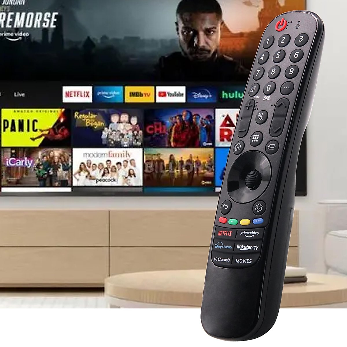 New Replacement MR21GA LG Magic Remote Control for LG Smart TV Remote with Pointer Function and Netflix Prime Video Disney+ LG Channels Buttonss [NO Voice Function]