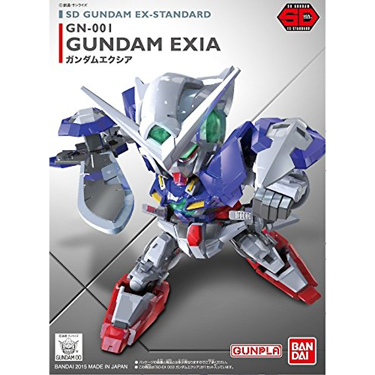 Bandai Hobby SD EX-Standard Gundam Exia Action Figure, Multi-Colored, 8" (BAN202753)