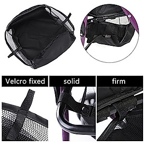Stroller Organizer Under Baby Stroller Storage Basket Pram Waterproof Netting Underseat Basket Mesh for Stroller Storage Organizer Bag Accessories, 11.8x11.8x3.9inch