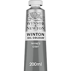 Winsor & Newton Winton Oil Color, 200ml (6.75-oz) Tube, Payne's Gray