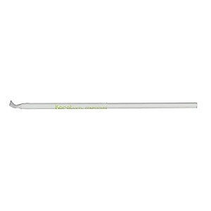 Karat Earth KE-C9300W 7.75" Paper Wrapped Jumbo Paper Straw (5mm) - White (2,000 ct)