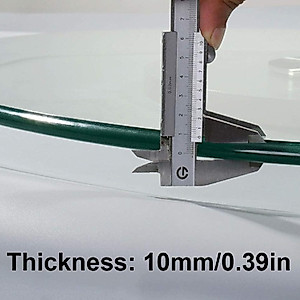 Lazy Susans Turntable Glass Lazy Susan Serving Turntable, 50-120cm, 360-Degree Free Rotating Anti-tilt Spinning Dining Table Centerpiece ， Serving Platters For Kitchen Dining Table Hotel (Color : Gol