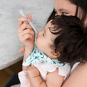 BEABA Baby's First Foods Spoon Set with Travel Case, Original Silicone Baby Spoons, Baby Essentials, Baby Spoons, Travel Set, Baby Gifts, Sage + Cloud