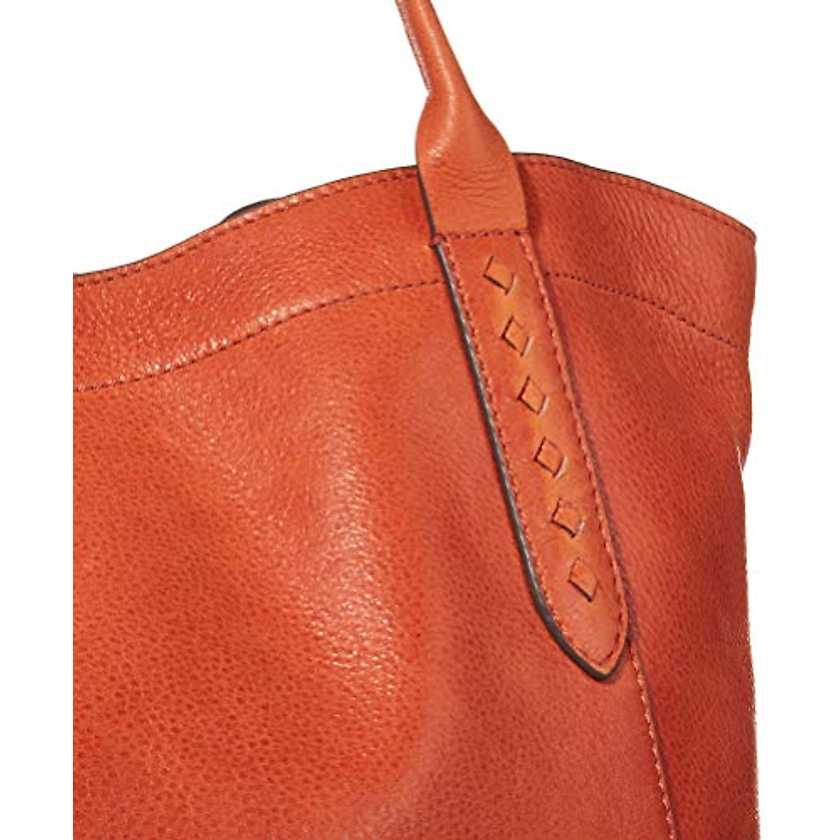 Frye womens Reed Shoulder Tote Bag, Burnt Orange, One Size US