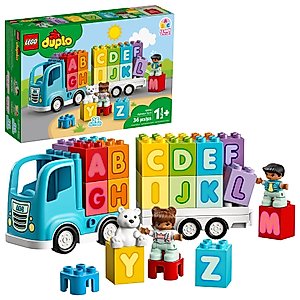LEGO DUPLO My First Alphabet Truck 10915 ABC Letters Learning Toy for Toddlers, Fun Kids’ Educational Building Toy (36 Pieces)