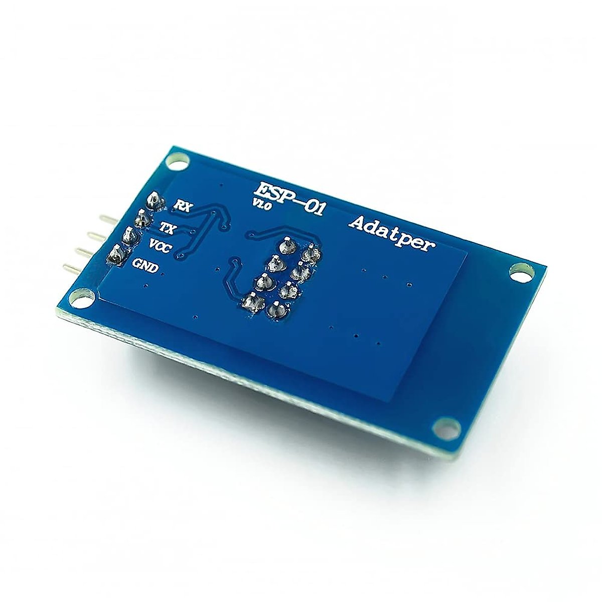 Geekstory ESP8266 ESP-01 Serial WiFi Wireless Adapter Module DC3.3V 5V ESP01 Breakout PCB Adapters Compatible for Arduino（Pack of 5pcs）