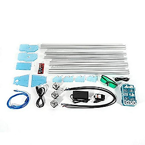 LOYALHEARTDY Desktop Engraving Machine, 3000MW 65x50cm DIY Engraving Cutting Machine Engraver Printer Desktop