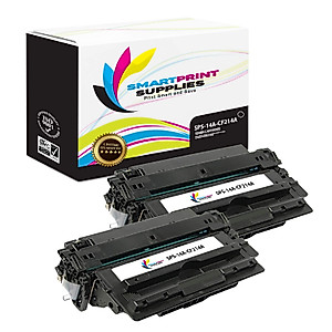 Smart Print Supplies Compatible 14A CF214A Black Toner Cartridge Replacement for HP Laserjet Enterprise 700 M712 M725 Printers (10,000 Pages) - 2 Pack