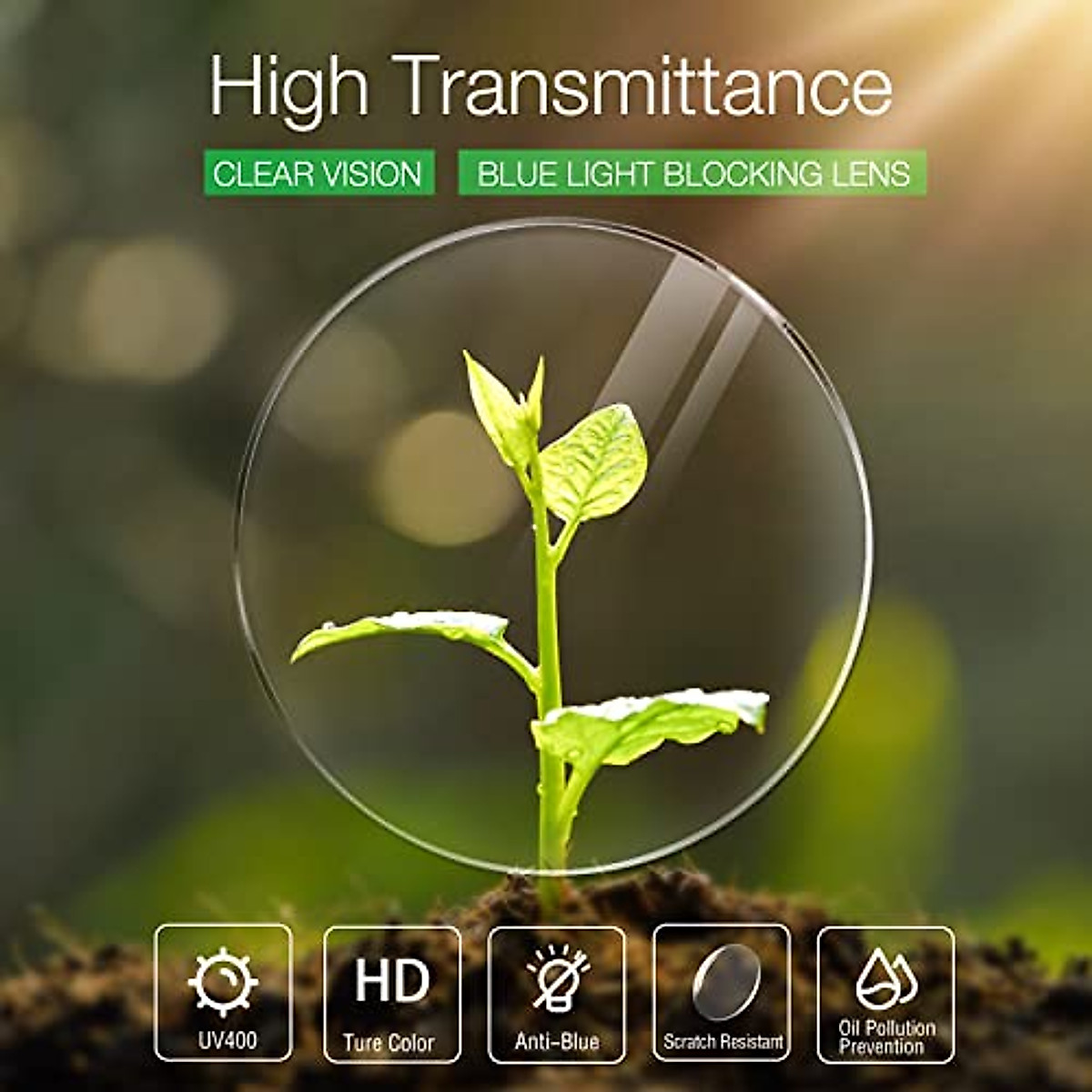 Missfive Premium Aluminum Progressive Multifocus Reading Glasses Men Blue Light Blocking, No-Line Spring Hinge Rimless Office Multifocal Metal Readers, Workspace for Mid-Near Range(3.0x, Gunmetal)