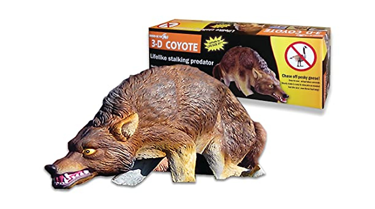 Bird-X 3D Coyote Decoy - Effective Animal Deterrent