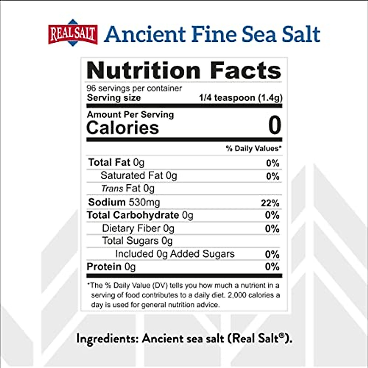 REDMOND Real Sea Salt - Natural Unrefined Organic Gluten Free Fine, 4.75 Ounce Shaker (1 Pack)