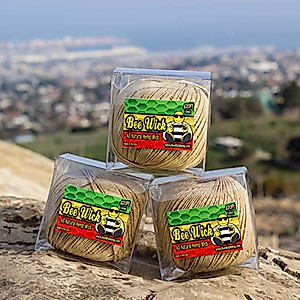 Bee Wick 420ft of 100% Organic Hemp Wick Made with American Beeswax (1.0mm)