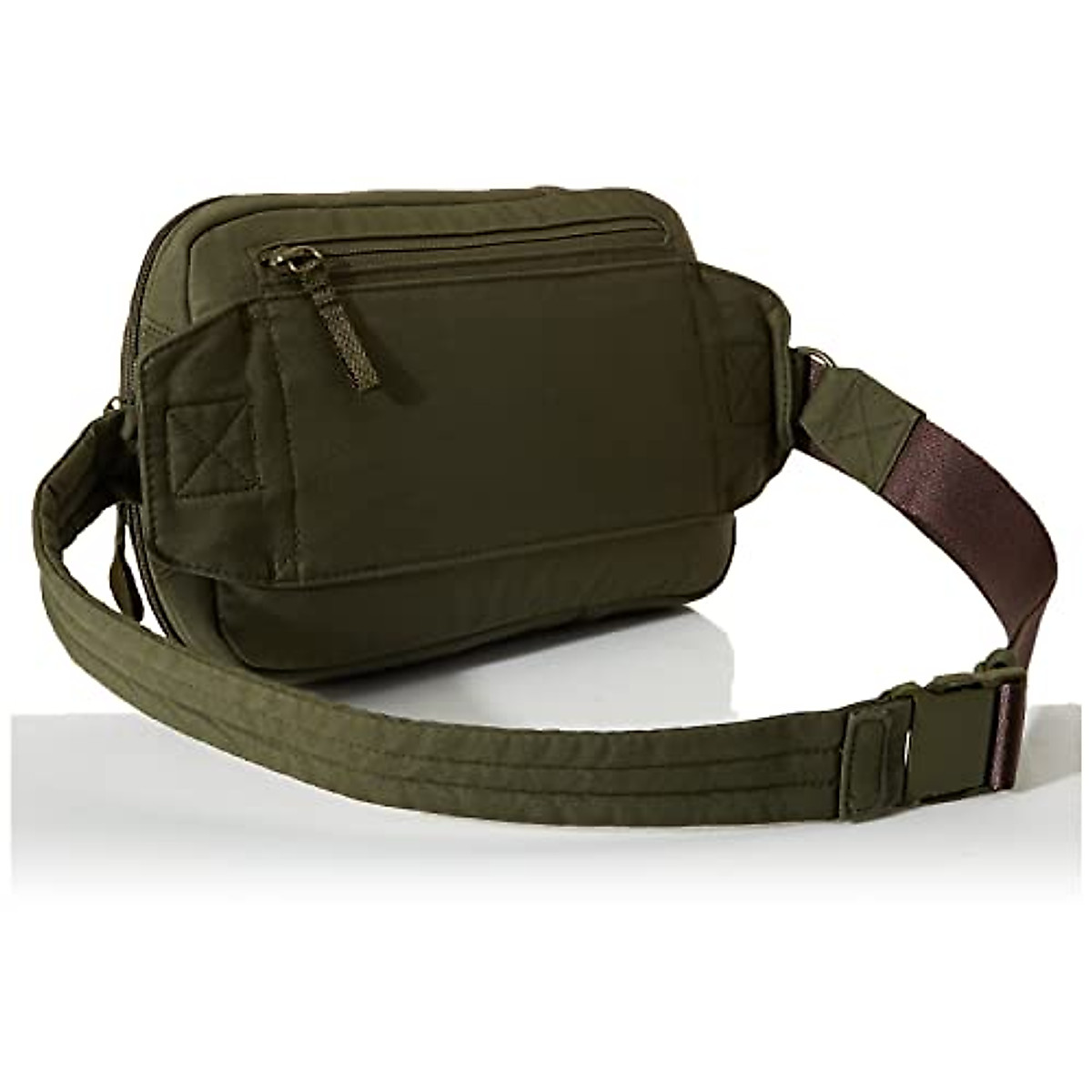 Vera Bradley Women's Cotton Utility Sling Backpack, Climbing Ivy Green - Recycled Cotton, One Size