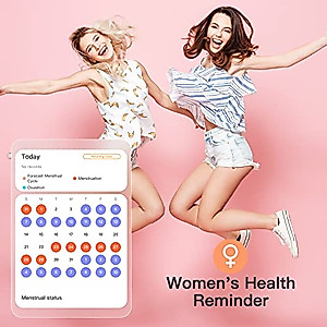 AGPTEK Smart Watches for Women, 5ATM Waterproof Swimming Smartwatch for iPhone Android Phones, Fitness Tracker Watch Support Heart Rate Monitor Pedometer Sleep Monitor, LW11 Pro