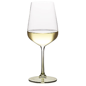 Mikasa Gianna Ombre Set of 4 White Wine Glasses, 15.25-Ounce, Sage
