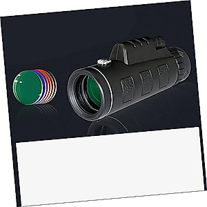 Mikikit 2pcs Travel Magnifying Mirror Mobile Lens Screen Magnifier Phone Camera Magnifier monocular Telescope with Night monocular Telescope for Mobile Phone 40x60 Telescope Telephone