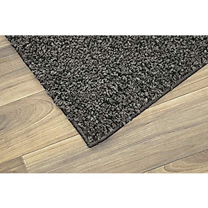 Garland Rug Skyline Shag 9 Ft. x 12 Ft. Area Rug Cinder Gray