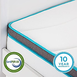 LINENSPA 8 Inch Memory Foam and Innerspring Hybrid Mattress – California King Mattress – Bed in a Box – Medium Firm Mattress