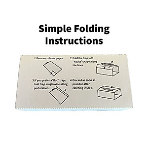 Bug Shield Sticky Glue Traps 72 Glue Boards, All Types of Incets, Spiders, Cockroaches, Ants, Cave Crickets, and More. Professional Strength Glue.