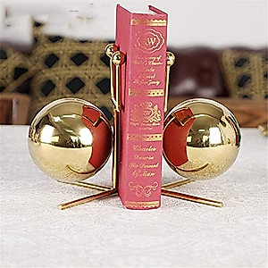 Bookend Supports HeavyDuty ， Bookends 1 Pair of Heavy-Duty Stainless Steel Art Desktop Design Decorative bookends for Home Office