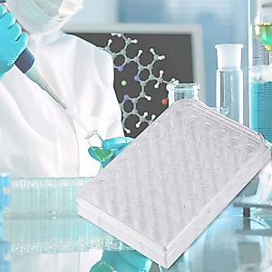 UKCOCO Plastic Premium Culture Plate 48 Well Cell Culture Plate for Lab