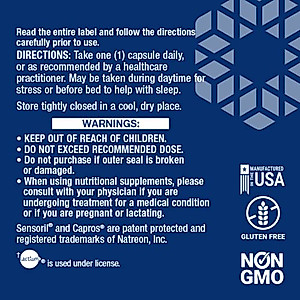 Life Extension Enhanced Sleep without Melatonin - Melatonin Free Sleep Support Supplement with Ashwagandha, Amla Extracts & Casein Milk Peptides – Gluten-Free, Non-GMO, Vegetarian – 30 Capsules