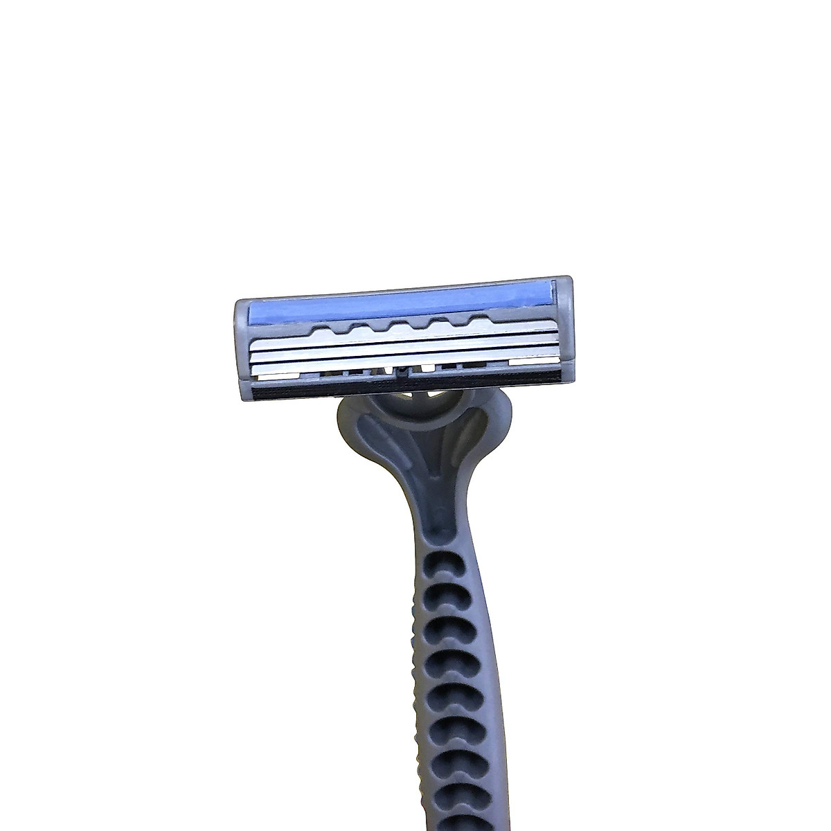 US Shave - 100 Triple Blade Shaving Razors - Wholesale Box of 100 Disposable Razors - 3 Stainless Steel Blades w/Teflon Coating - Pivoting Head - Aloe Strip