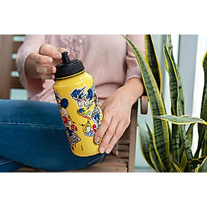 Sonic the Hedgehoge 24 oz Sticker Bomb Water Bottle By Just Funky