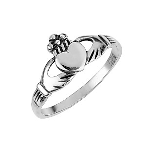925 Sterling Silver Benediction of the Claddagh Ring Size 7