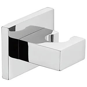 DAX Brass Square Shower Holder, Chrome