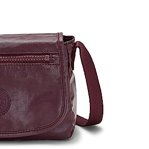 Kipling Women's Sabian U Minibag, Lightweight Mini, Crossbody Bag, Burgundy Lacq