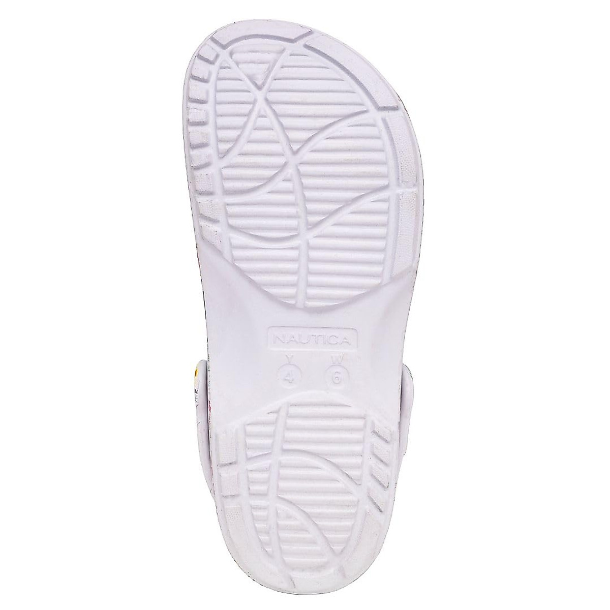 Nautica Women's Clogs - Athletic Sports Sandal - Water Shoes Slip-On With Adjustable Back Strap With Open Slits - Beach Sports Summer Shoe-River Edge-Lily Print-10