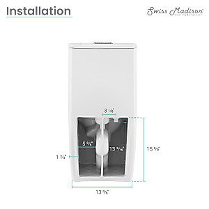 Swiss Madison Well Made Forever SM-1T254 St. Tropez One Piece Toilet, 26.6 x 15 x 31 inches, Glossy White
