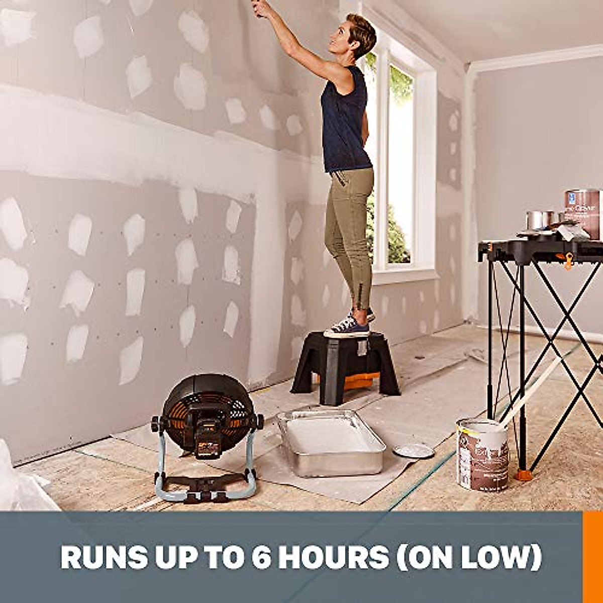 WORX WX095L.9 20v 9" Fan, Bare Tool Only