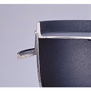 Iwachu 21086 Iwachu Rice Pot, 5 Cooking, Black, Inner Enameled Treatment, Induction Compatible, Nambu Ironware