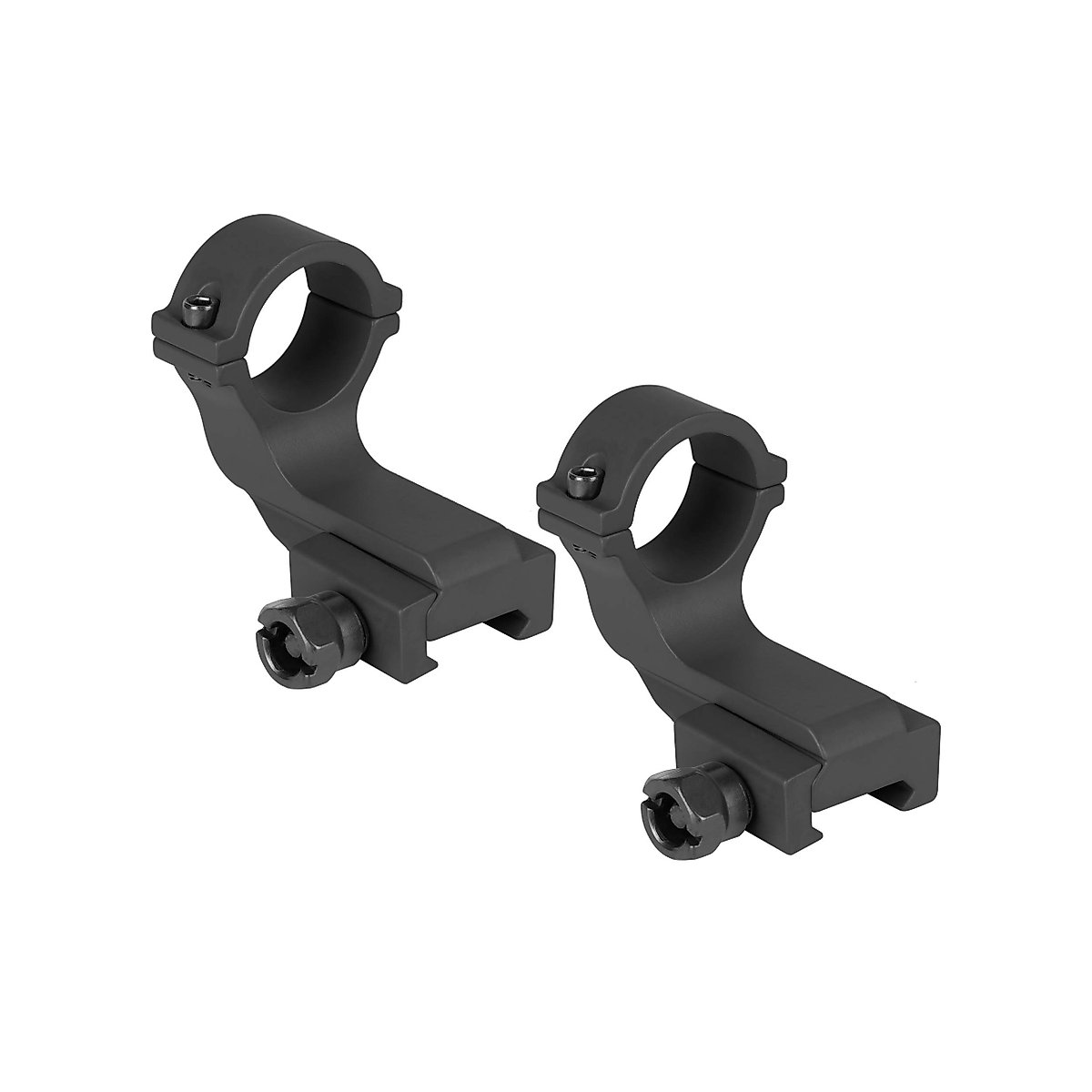 Monstrum 3-9x32 Rifle Scope with Rangefinder Reticle | Monstrum Offset Picatinny Scope Rings | Bundle