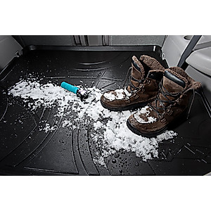 MAXLINER Floor Mats 3 Rows and Cargo Liner Behind 3rd Row Set Black Compatible with 2016-2021 Dodge Durango with 2nd Row Bucket Seats