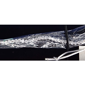 SWAROVSKI Crystal Deluxe White Rhodium-Plated Tennis Bracelet