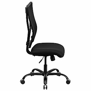 Flash Furniture HERCULES Series Big & Tall 400 lb. Rated Black Mesh Executive Swivel Ergonomic Office Chair