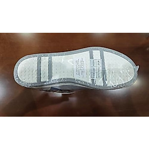 AX BOXING Mens Lace Up PU Leather Sneakers - Breathable and Comfortable Casual Walking Shoes(Black, Size_10)