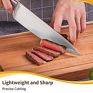 Chef Knife - 6-inch Professional Kitchen Knife German High Carbon Stainless Steel Chef's Knives with Ergonomic Handle and Gift Box