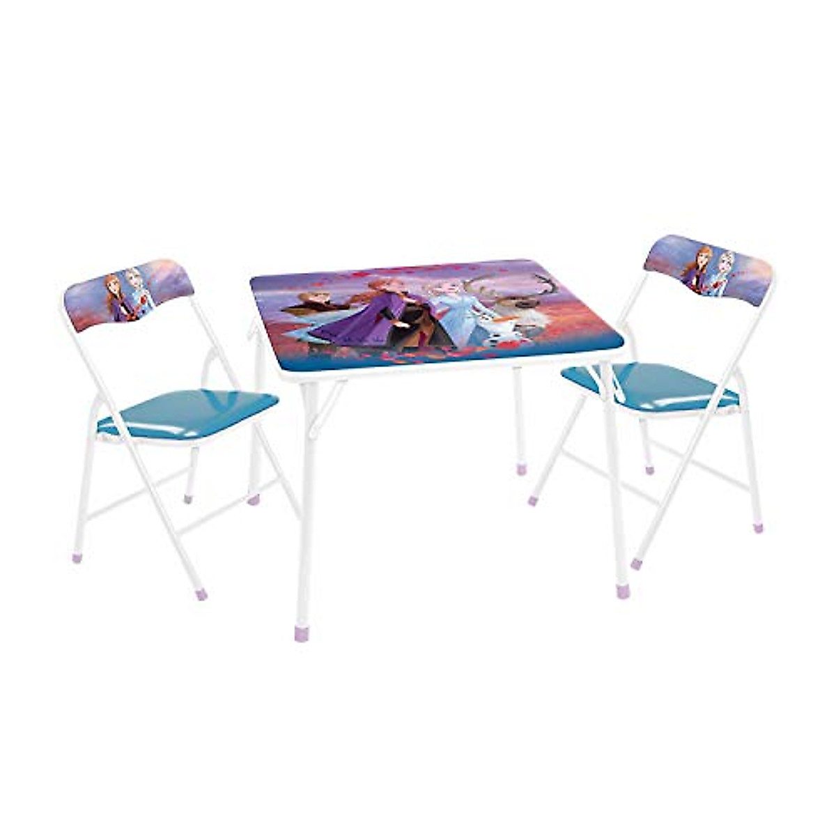 Frozen 2 Table & Chair Set, Folding Table & 2 Folding Padded Chairs