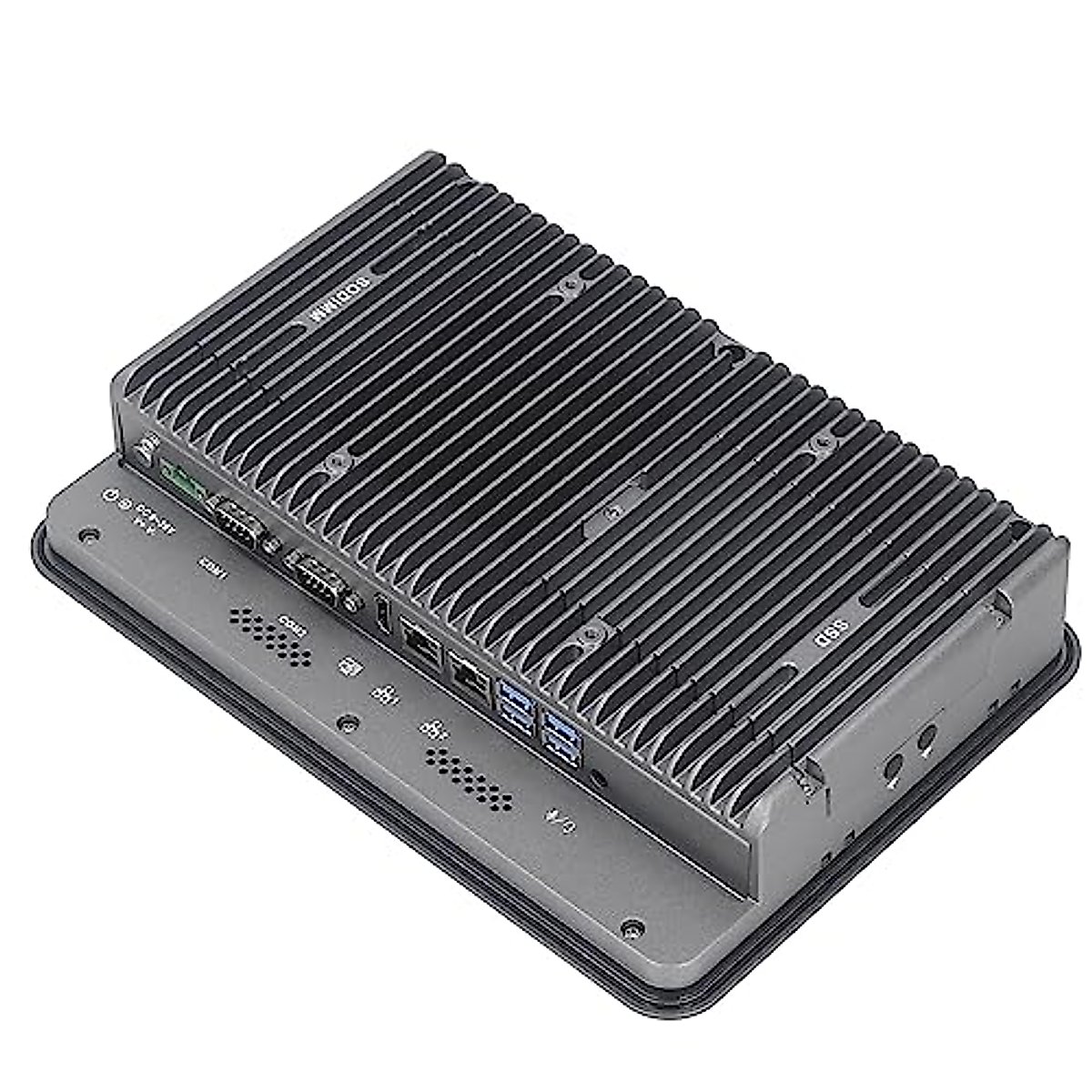 Rugged Tablet with Touchscreen, 100-240V Capacitive Screen High Voltage Industrial Tablet PC Precise Touch for Industrial Automation (US Plug)