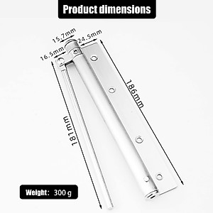 SooGree Safety Spring Door Closer, 304 Stainless Steel Noise Reduction Large Door Closer for Residential and Commercial - Silver