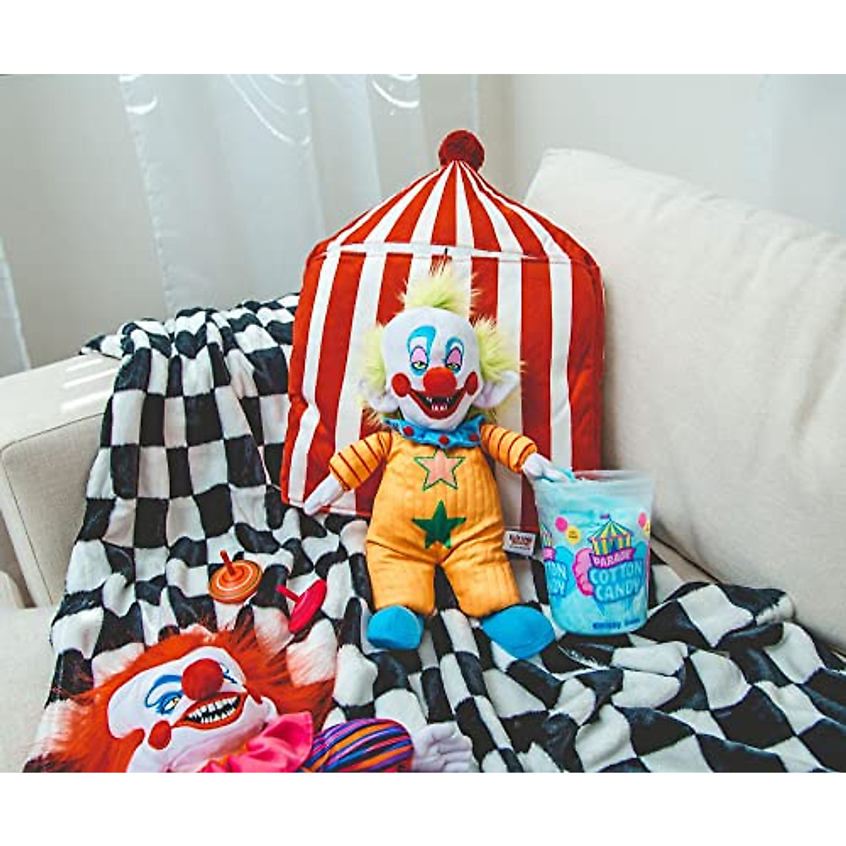 Killer Klowns from Outer Space Shorty 12-Inch Collector Plush Toy, Large Soft Stuffed Animal | 80s Horror Movie Collectibles